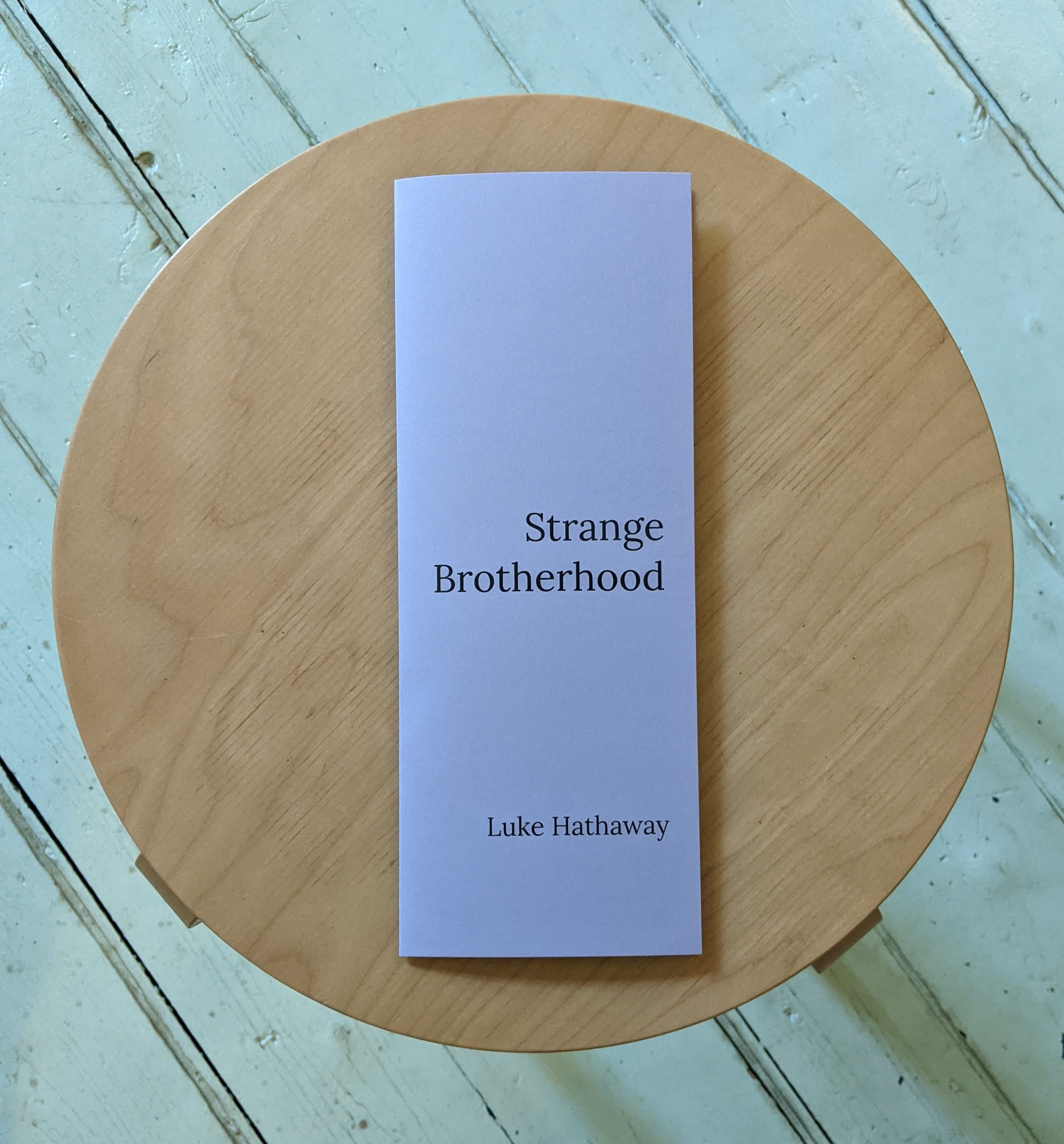 Strange Brotherhood by Luke Hathaway – Annick MacAskill